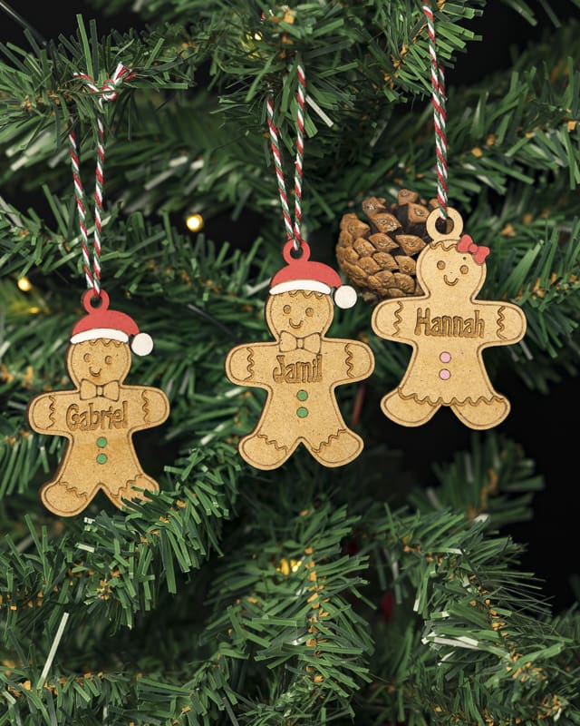 Julepynt Med Navn - Honningkagemand | Creative Lab